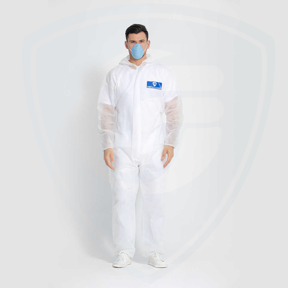 Disposable Overall Suit Breathable Polypropylene Nonwoven Protective ...
