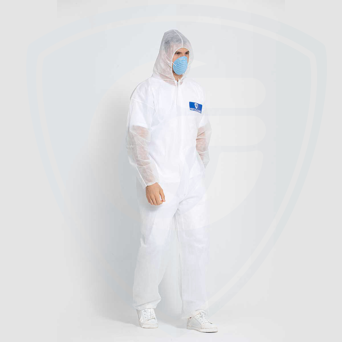 Industrial Safety Lightweight Chemical Hooded Dust Protective ...